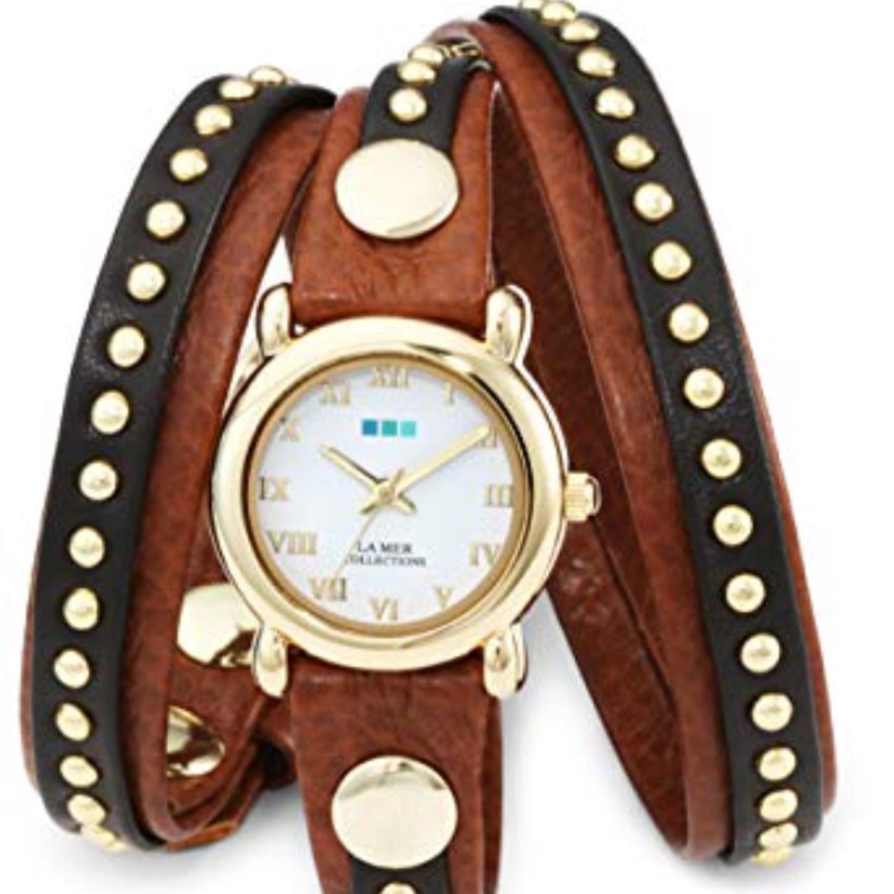 La Mer Collections' Bali Stud Wrap Watch - Gem